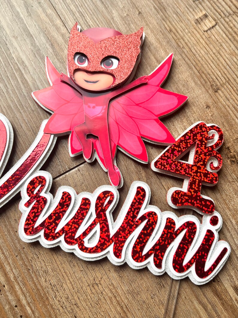 Pj Mask Cake Topper Pj Mask Party Decorations Pj Mask | Etsy