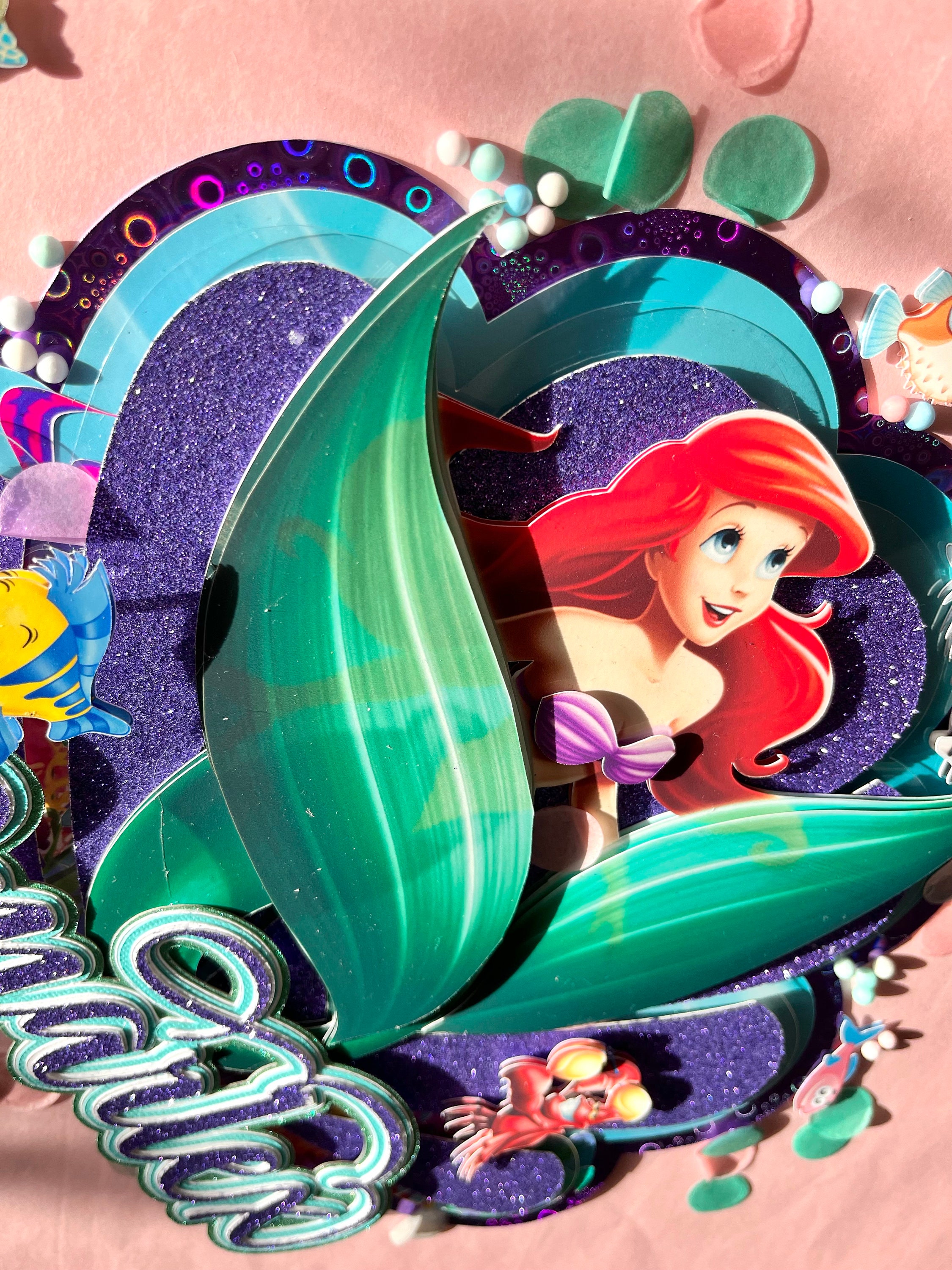 Ariel Cake Topper Ariel Little Mermaid Cake Topper Princess | Etsy