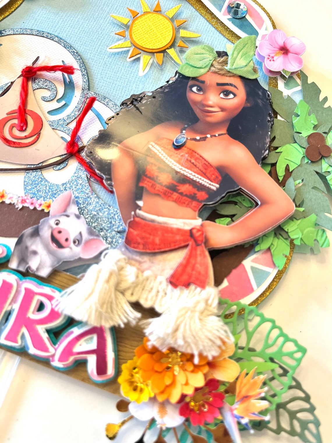 Moana Cake Topper Moana Party Decorations Moana Party Moana - Etsy