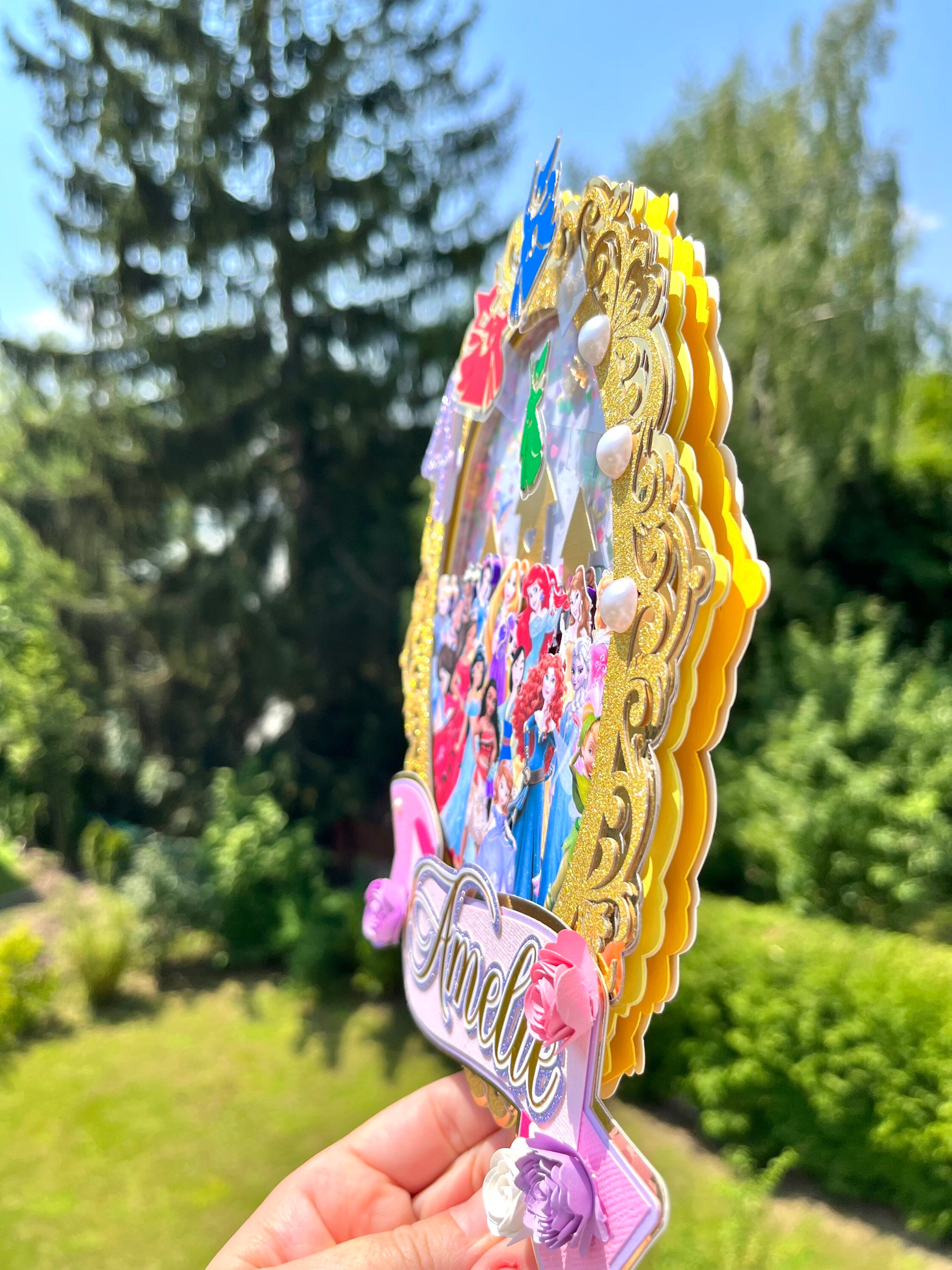 Princess Cake Topper Princess Party Decorations Princess - Etsy