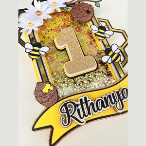 Handmade Honey Bee Cake Topper: Birthday Party Decoration - Etsy