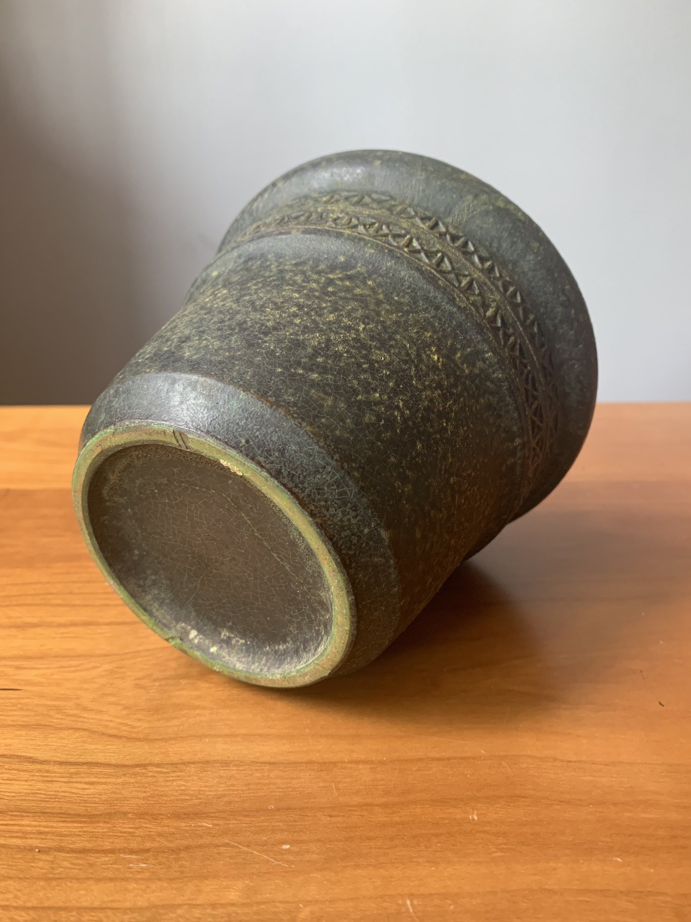 Vintage Bitossi Etruscan Flower Pot - Etsy