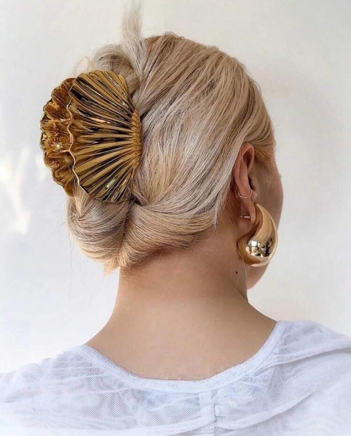 Seashell Hair Claw Clip Ocean Shell Hair Clip - Etsy