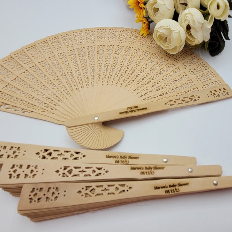 Custom Fan Wedding Favors - Etsy