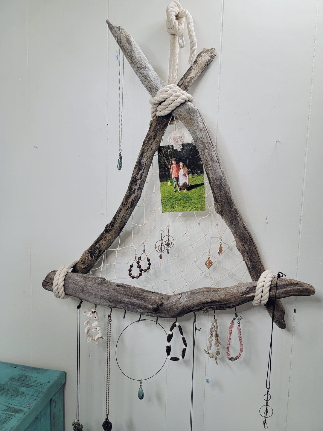 Large Triangle Wall Hanging or Jewelry Display - Etsy