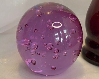 Purple Paperweight - Etsy