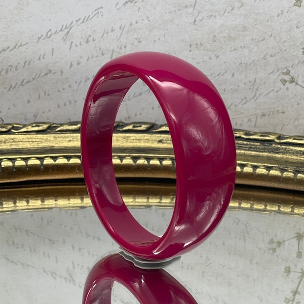 Pink Lucite Bangle - Etsy