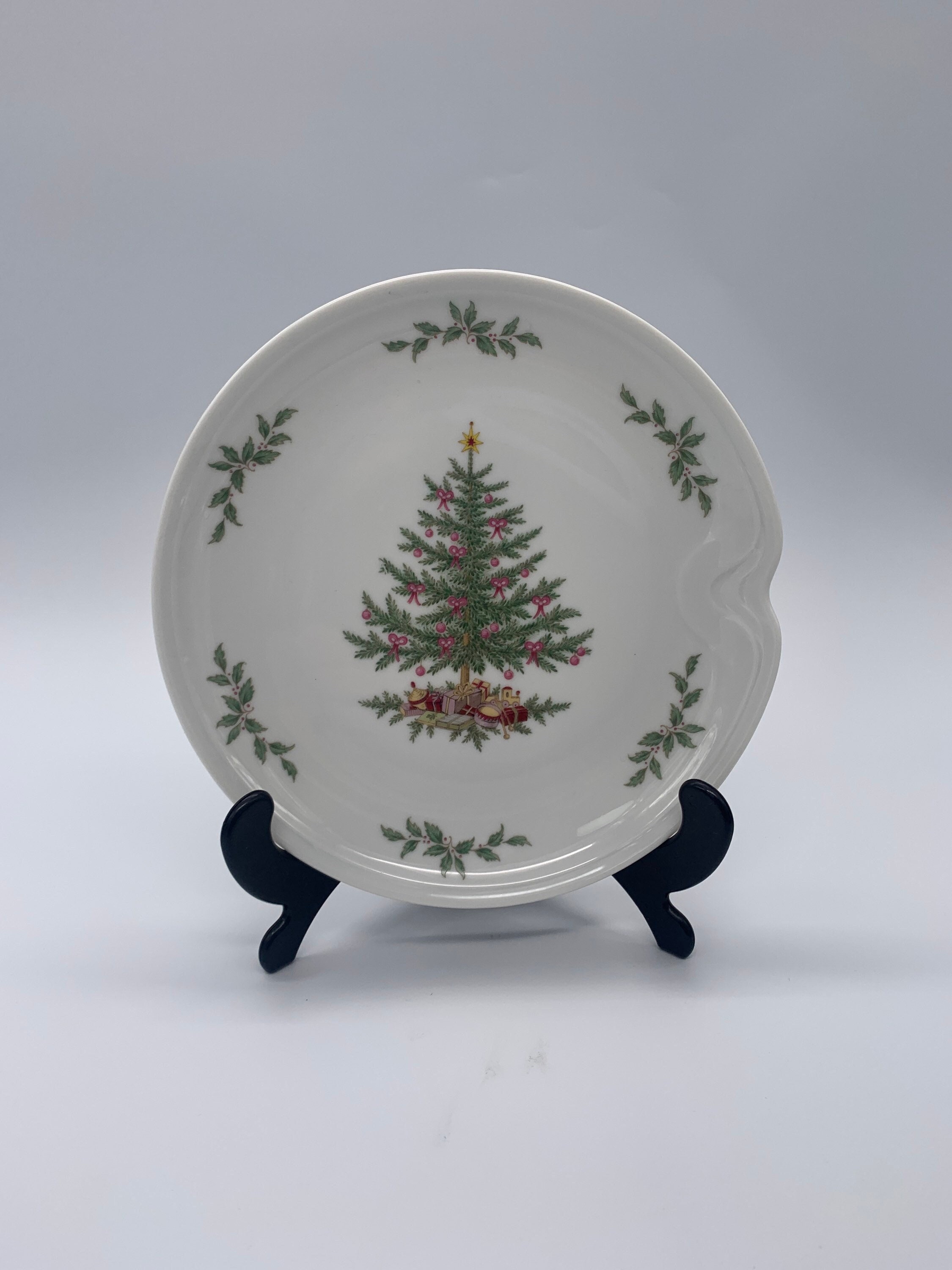 Vintage AK Kaiser Collector Plate Christmas Tree & Holly West Germany ...