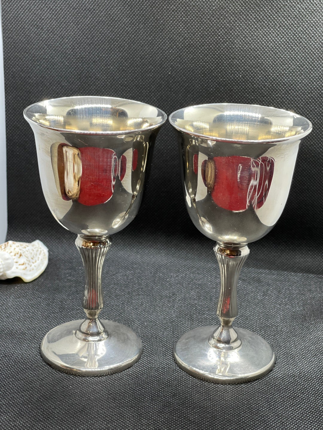 Silver Plated Goblets, GRENADIER GOBLETS, Silver Plated Cups - Etsy