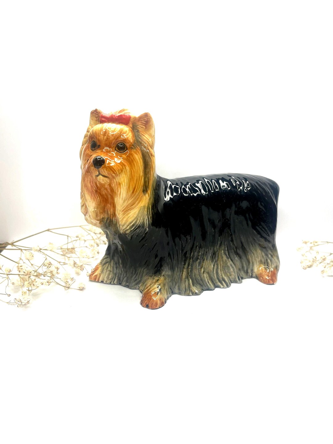 John Beswick Yorkshire Terrier Figur | Vintage Keramik Hund Ornament ...