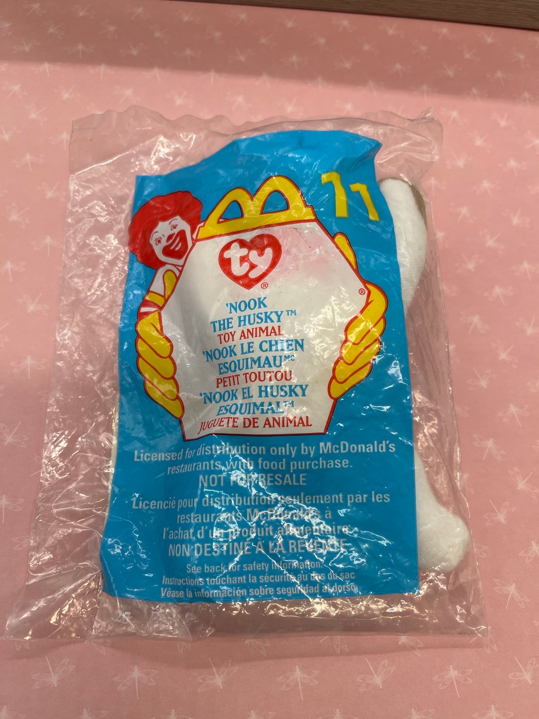 Ty Toy Nook the Husky Puppy Dog Plush Collectible Official Number 11 ...