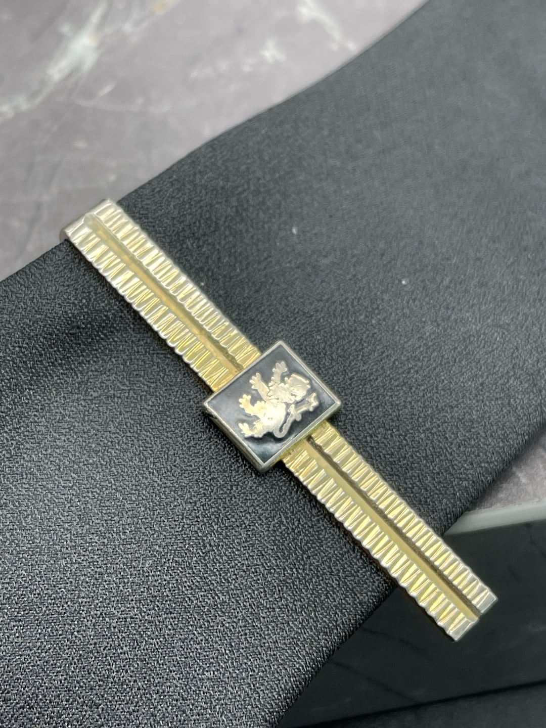 Vintage Rampant Lion Themed Tie Pin Bar Clip Regal Men's Accessory - Etsy