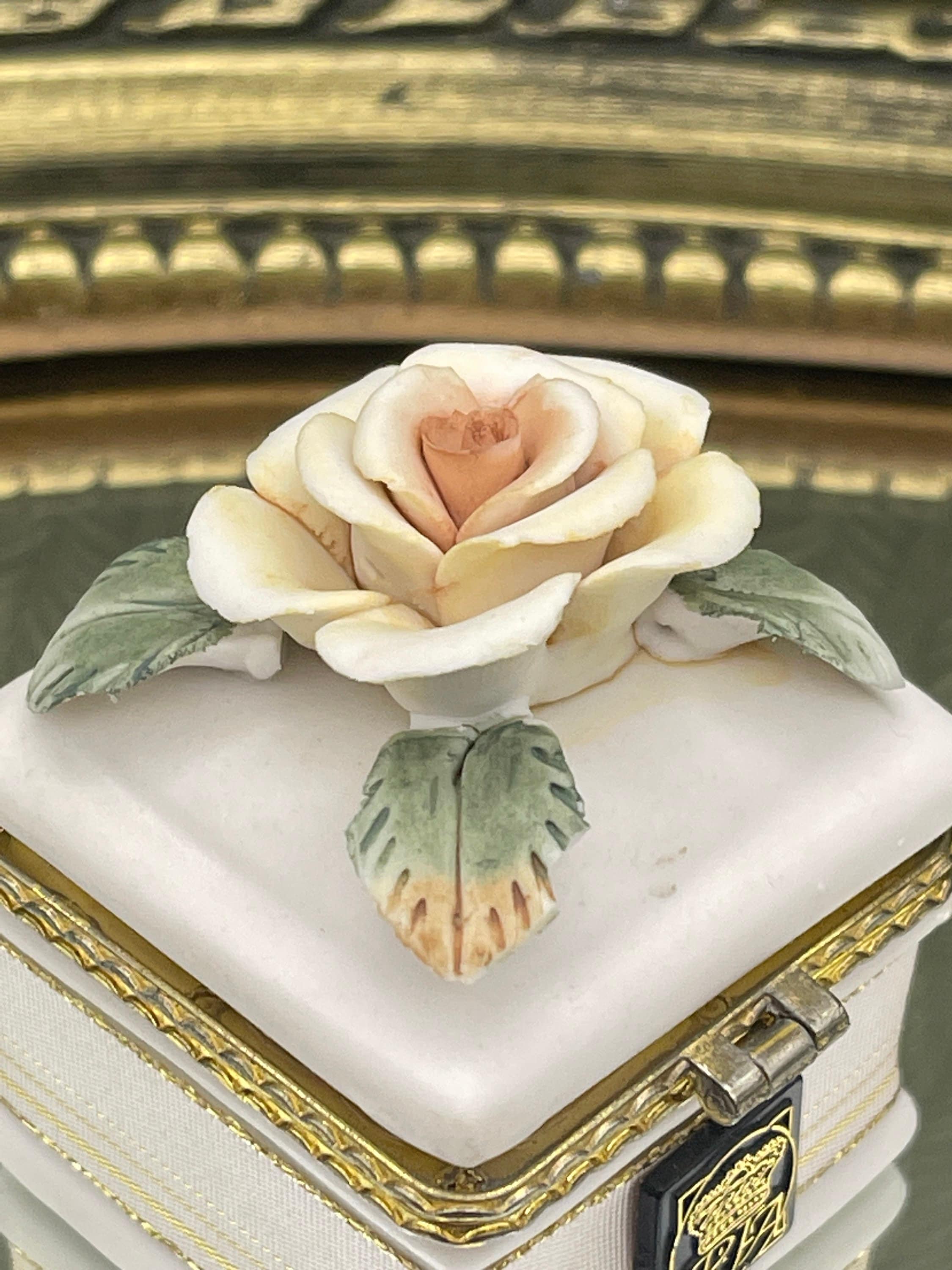 Vintage Regency RFA Fine Arts Floral Trinket Flower Trinket - Etsy