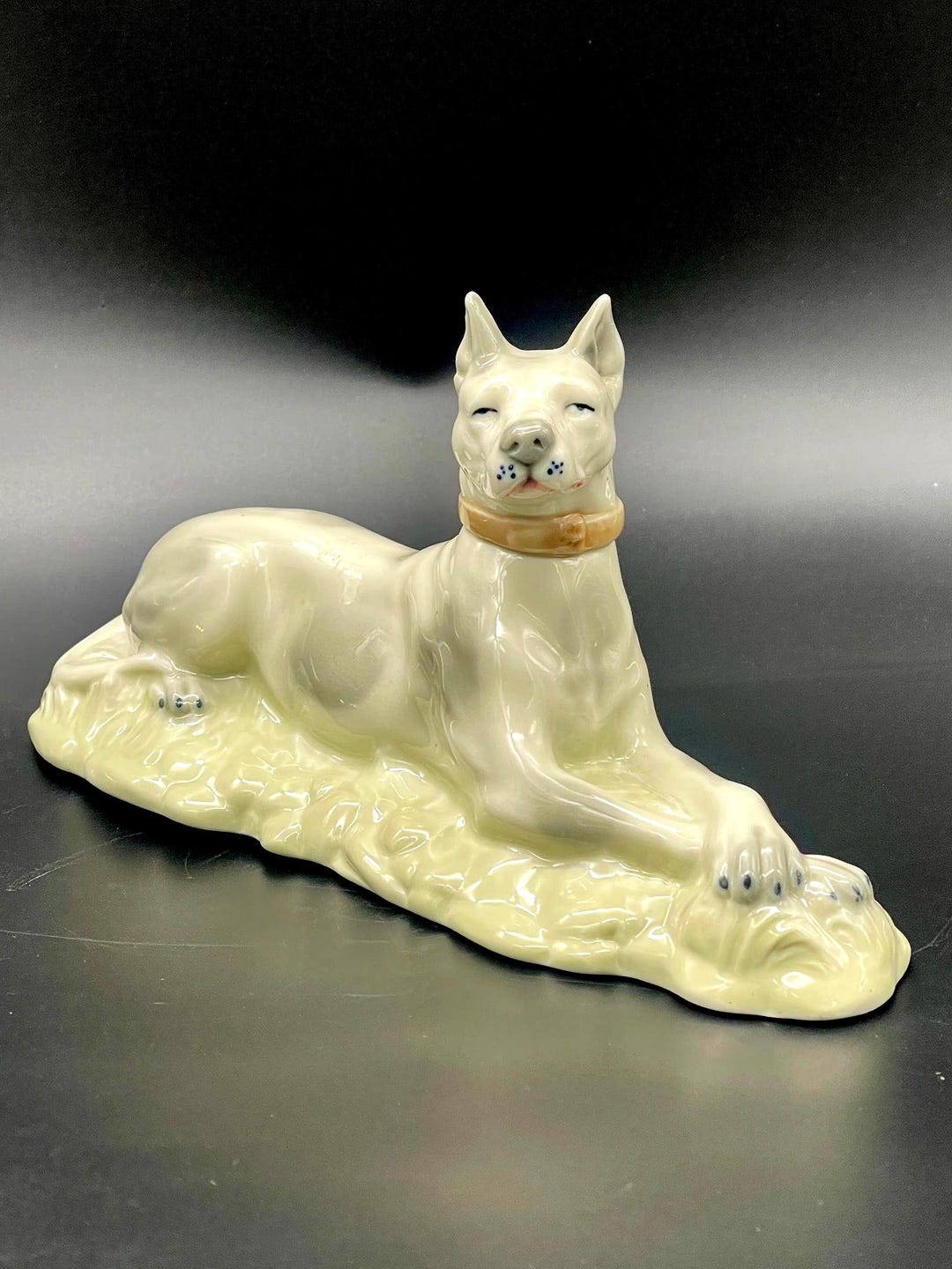 Vintage Jargo Great Dane Figurine - Made in Spain - Collectible Ceramic ...