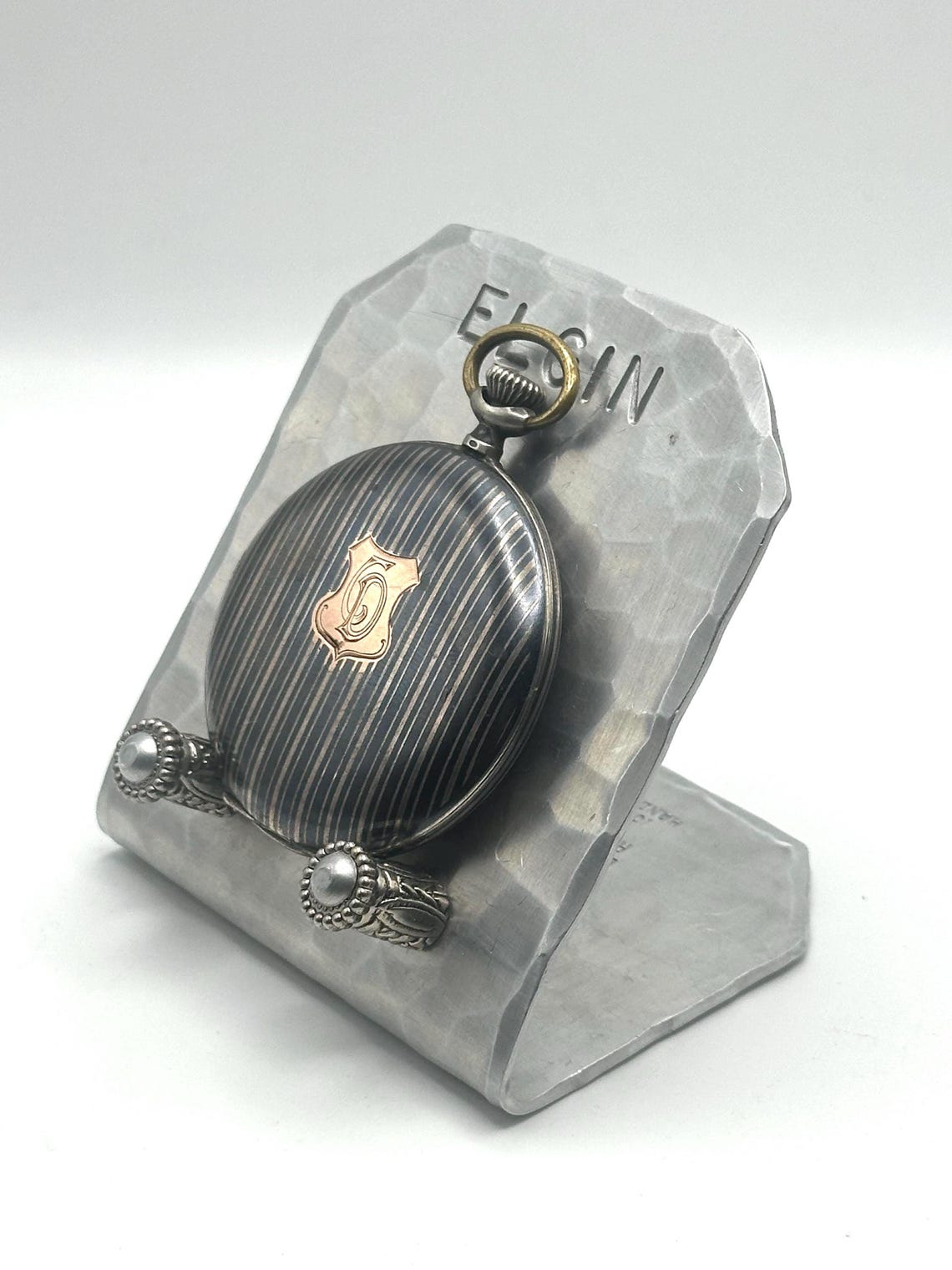 Handmade Chrome Pocket Watch Stand, Elgin Silverplate Display - Etsy