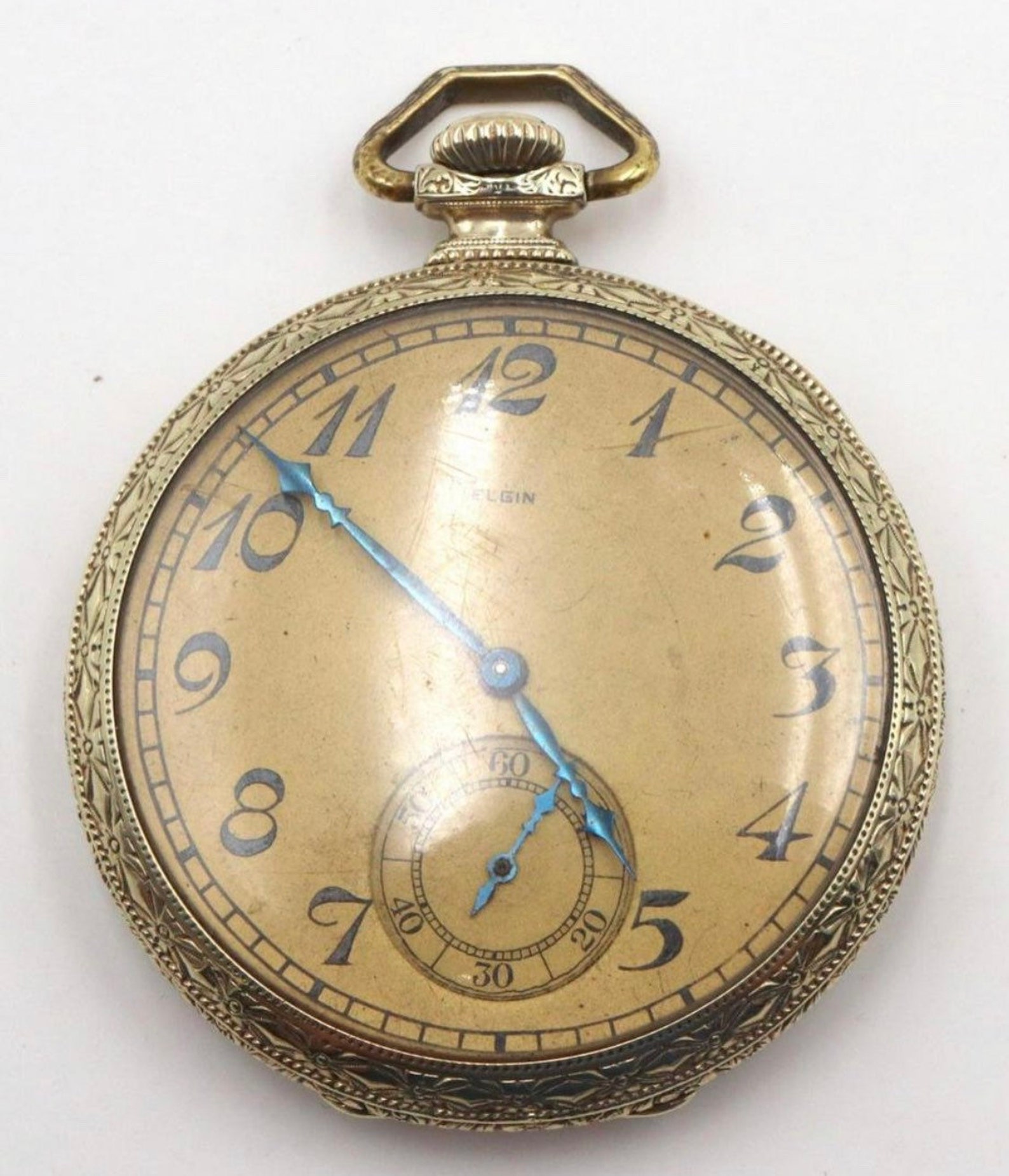 Rare Vintage Elgin Gold Filled Pocket Watch Made in USA 15 - Etsy