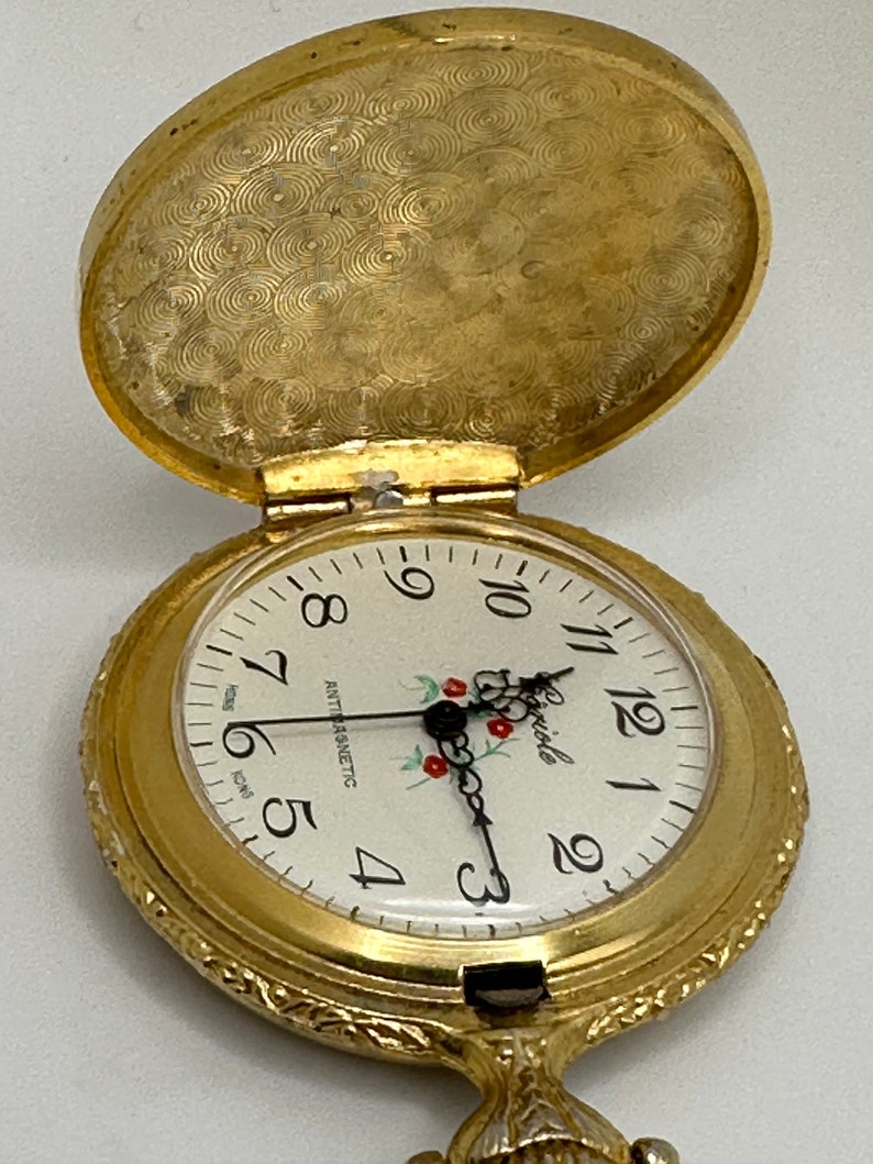 Cariole Vintage Mechanical Pocket Watch, Antimagnetic, Hunting Pocket ...