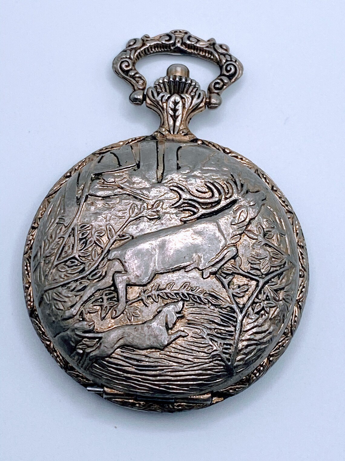 Vintage Hunting Mechanical Pocket Watch, Antimagnetic Pocket Watch - Etsy