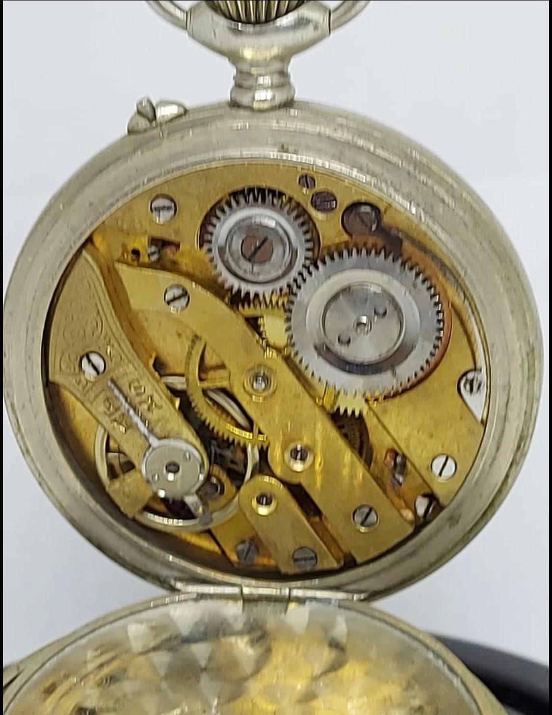 1900 Antique Pocket Watch, Silver Plated Watch, German Watch ...