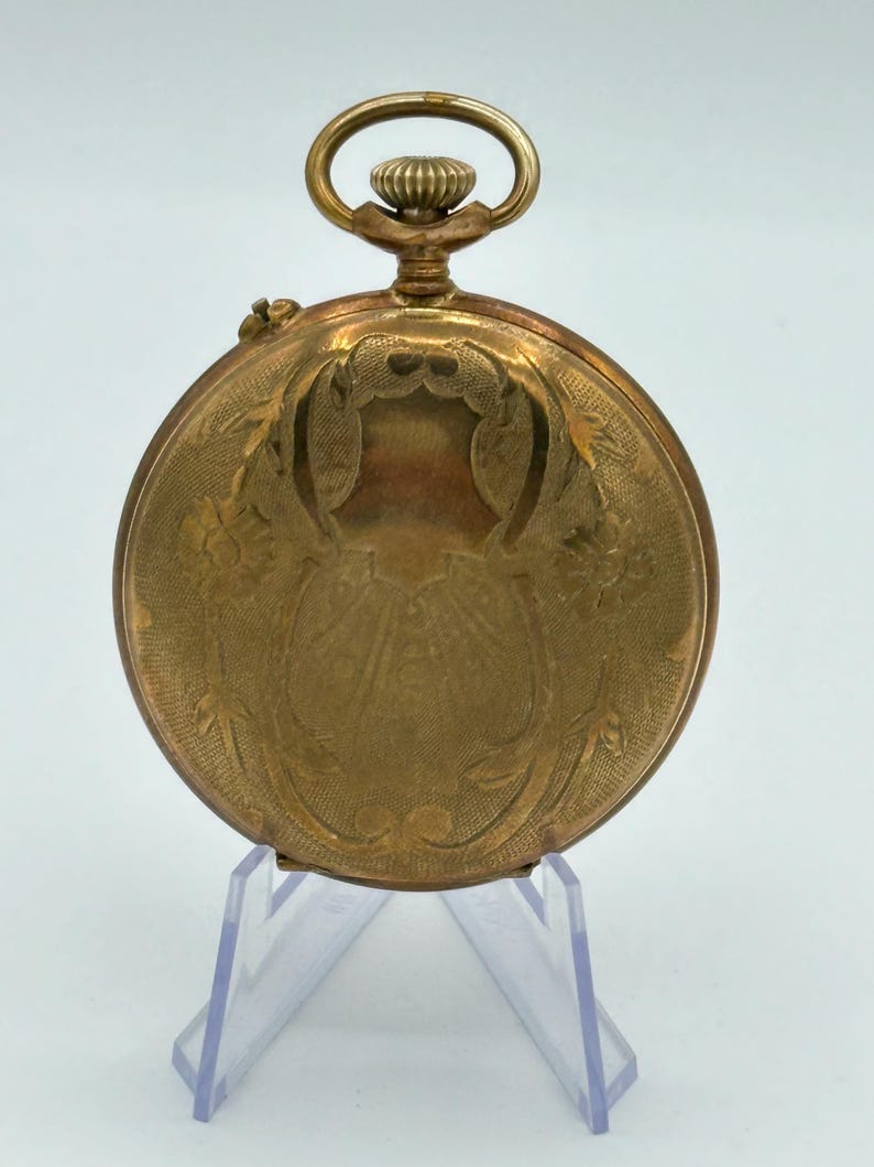 Antique Chronometre Depose Pocket Watch Pocket Watch, Ancre Soigne 15 ...