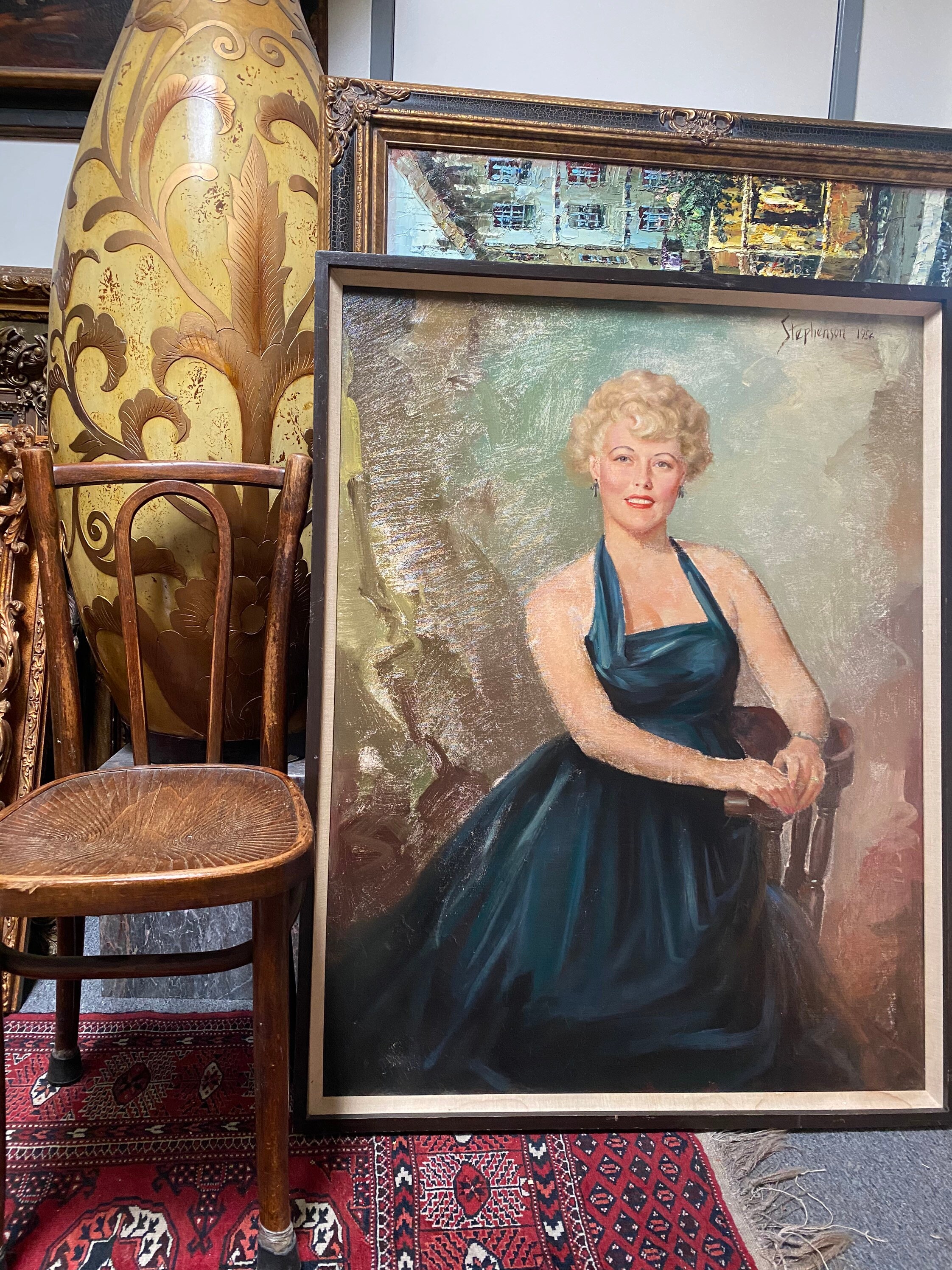 XLBig paintingHarold Stephenson Abruzzi Portrait of the | Etsy