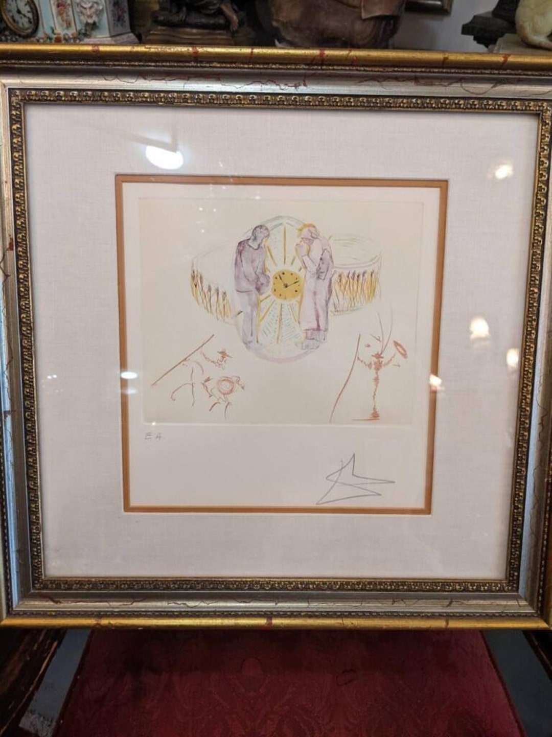 Salvador Dali, Original Lithograph Signed by Author, Famous Artist ...