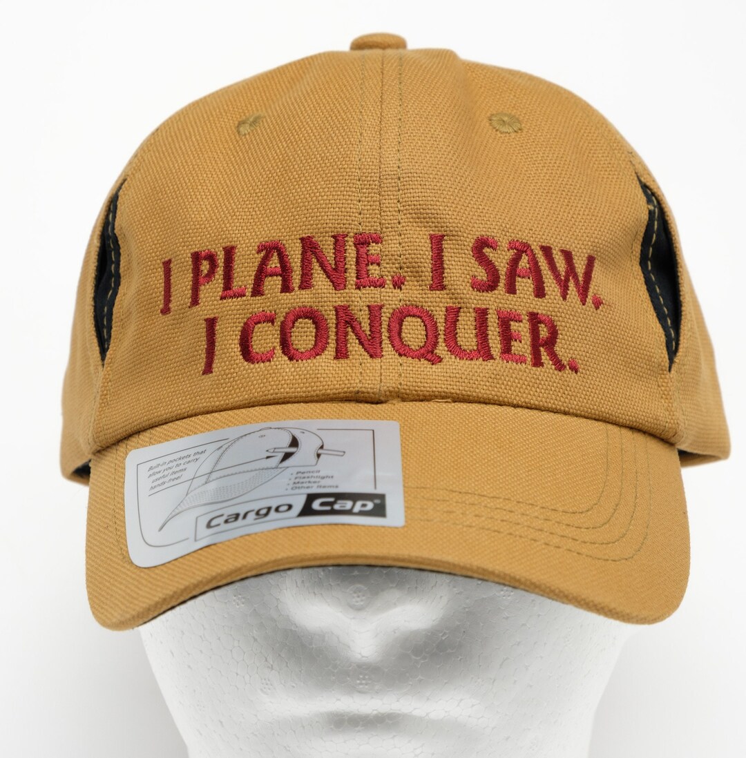Carpenter or Tradesman a Fun, Rugged High Quality Cargo Canvas Cap With ...