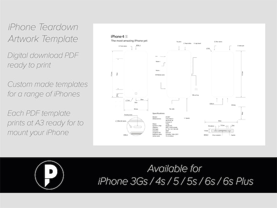 Iphone 5s Template Actual Size