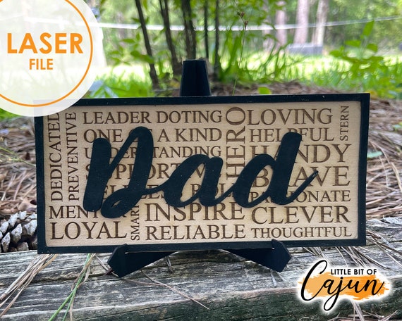 Dad Sayings Plaque SVG Papa Sayings Father's Day Gift - Etsy