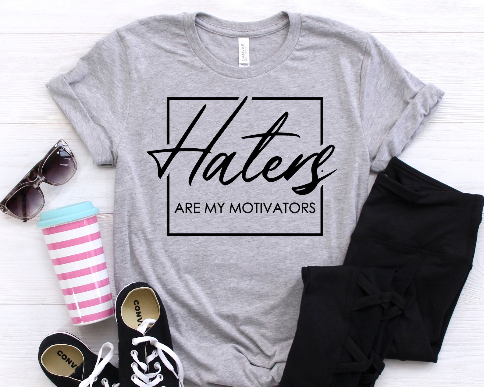 Haters Are My Motivators Tee SVG Download Haters SVG Haters - Etsy