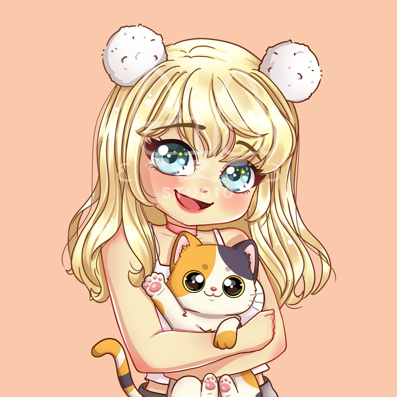 Custom Reactive Pngtuber Vtuber for Twitch Youtube Discord - Etsy