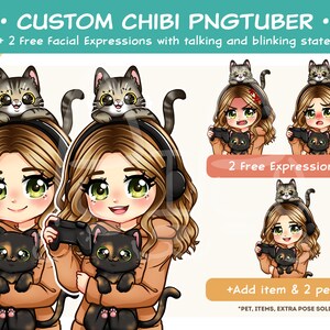 Custom Reactive Pngtuber, Vtuber for Twitch, Youtube, Discord ...