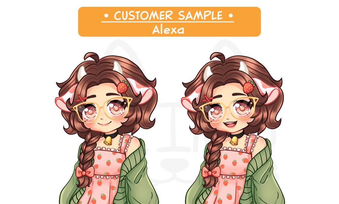 Custom Reactive Pngtuber Vtuber for Twitch Youtube Discord - Etsy