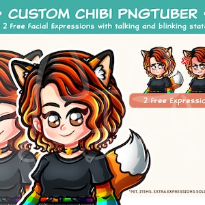 Custom Reactive Pngtuber, Vtuber for Twitch, Youtube, Discord ...