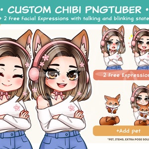 Custom Reactive Pngtuber, Vtuber for Twitch, Youtube, Discord ...