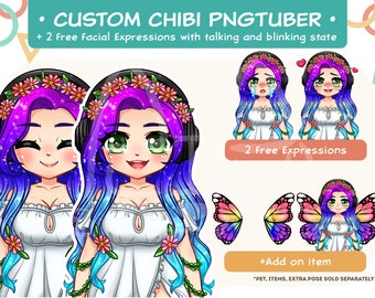 Custom Reactive Pngtuber, Vtuber for Twitch, Youtube, Discord ...