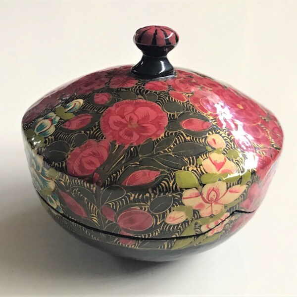 Kashmir Lacquer Box - Etsy