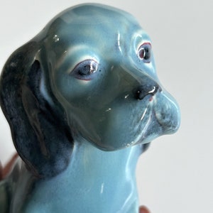 Vintage Beswick Blue Dog Lollopy, Number 454, England, Dog Gift Ideas ...