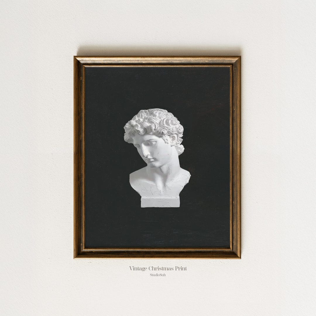 Vintage Greek Statue Print – Romantic Oil Painting (digital Download ...