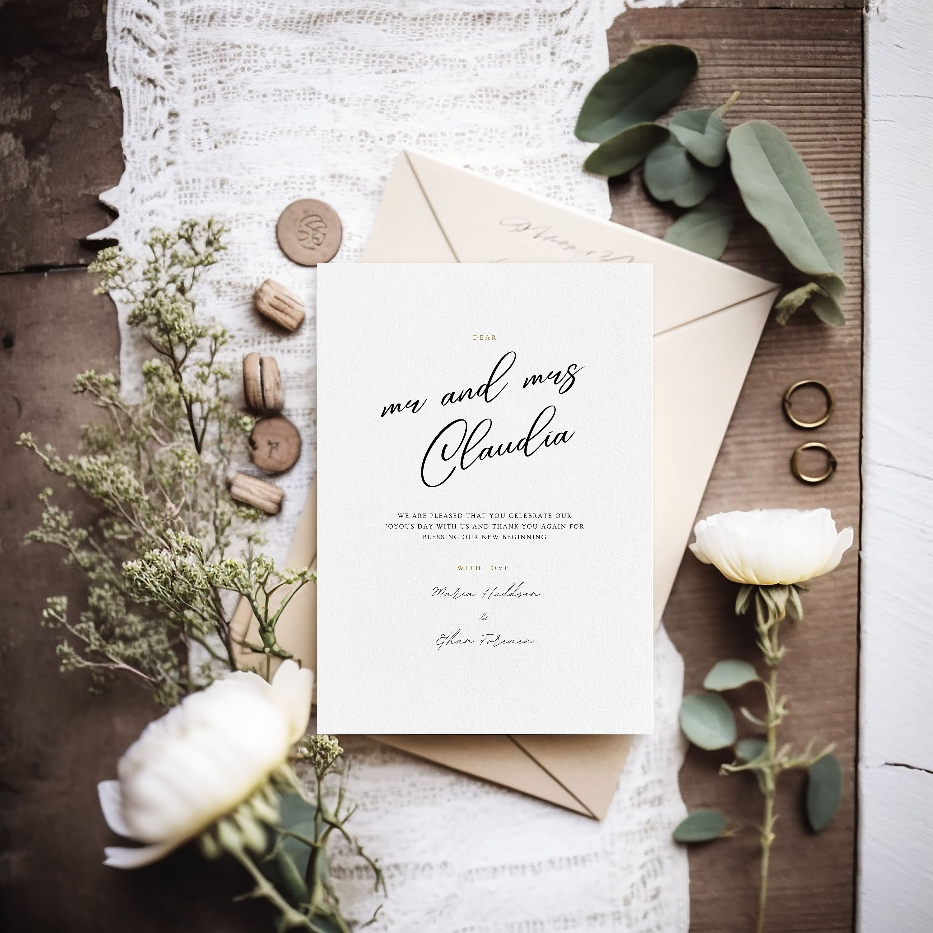 Wedding Template Bundle for Canva Wedding Invitation - Etsy