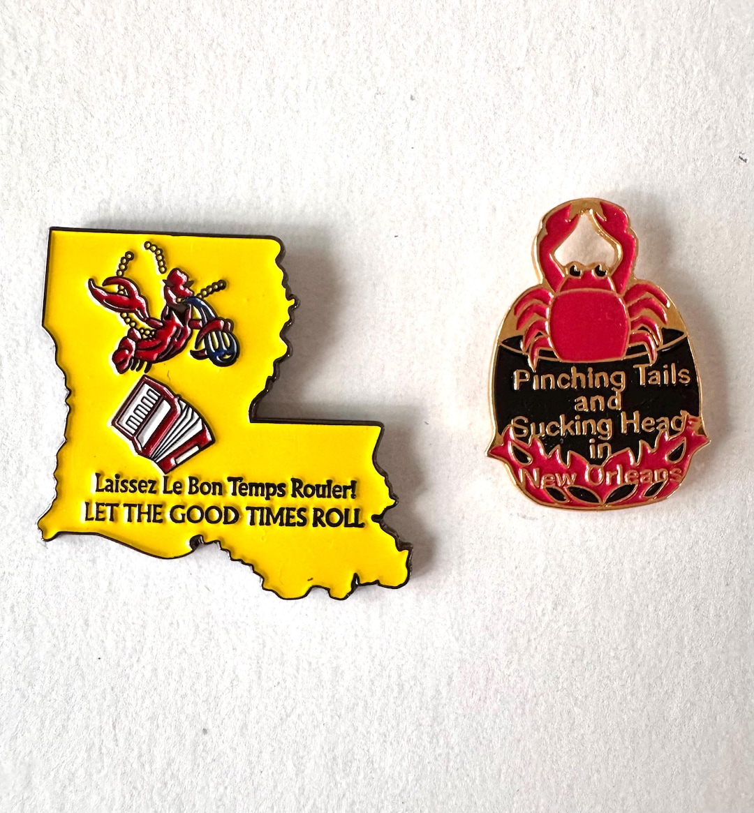 Louisiana State Themed Pins - Etsy