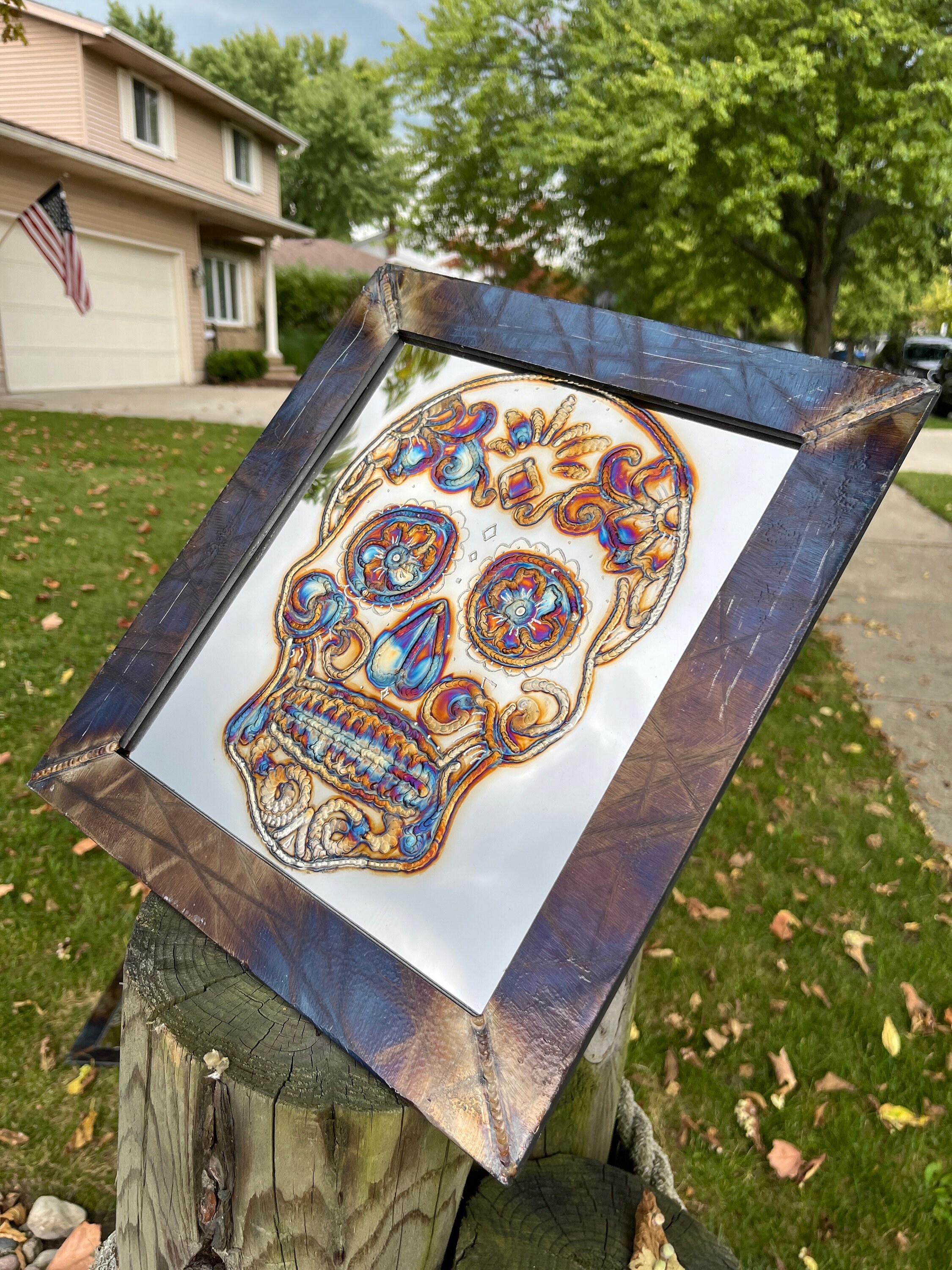 Stainless Tig Welded Sugar Skull - Etsy