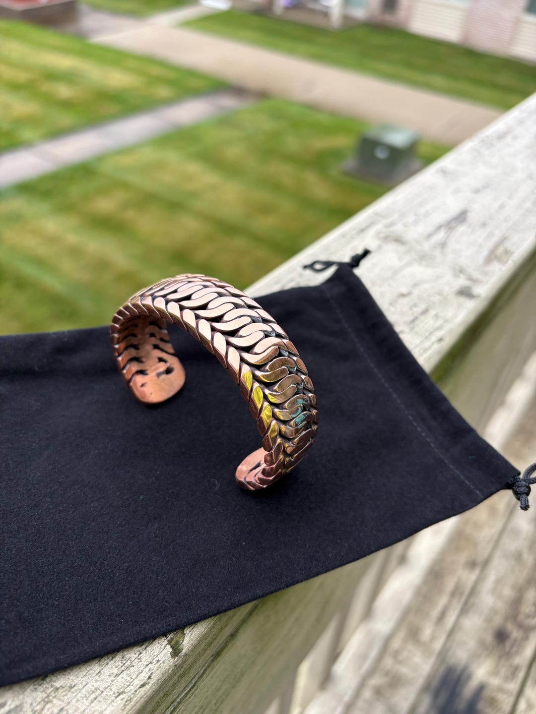 Snake Belly Copper Cuff - Etsy