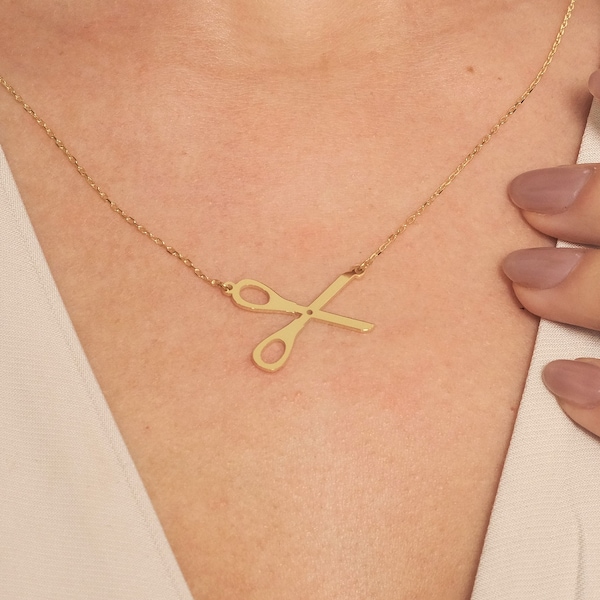 Scissors Pendant - Etsy