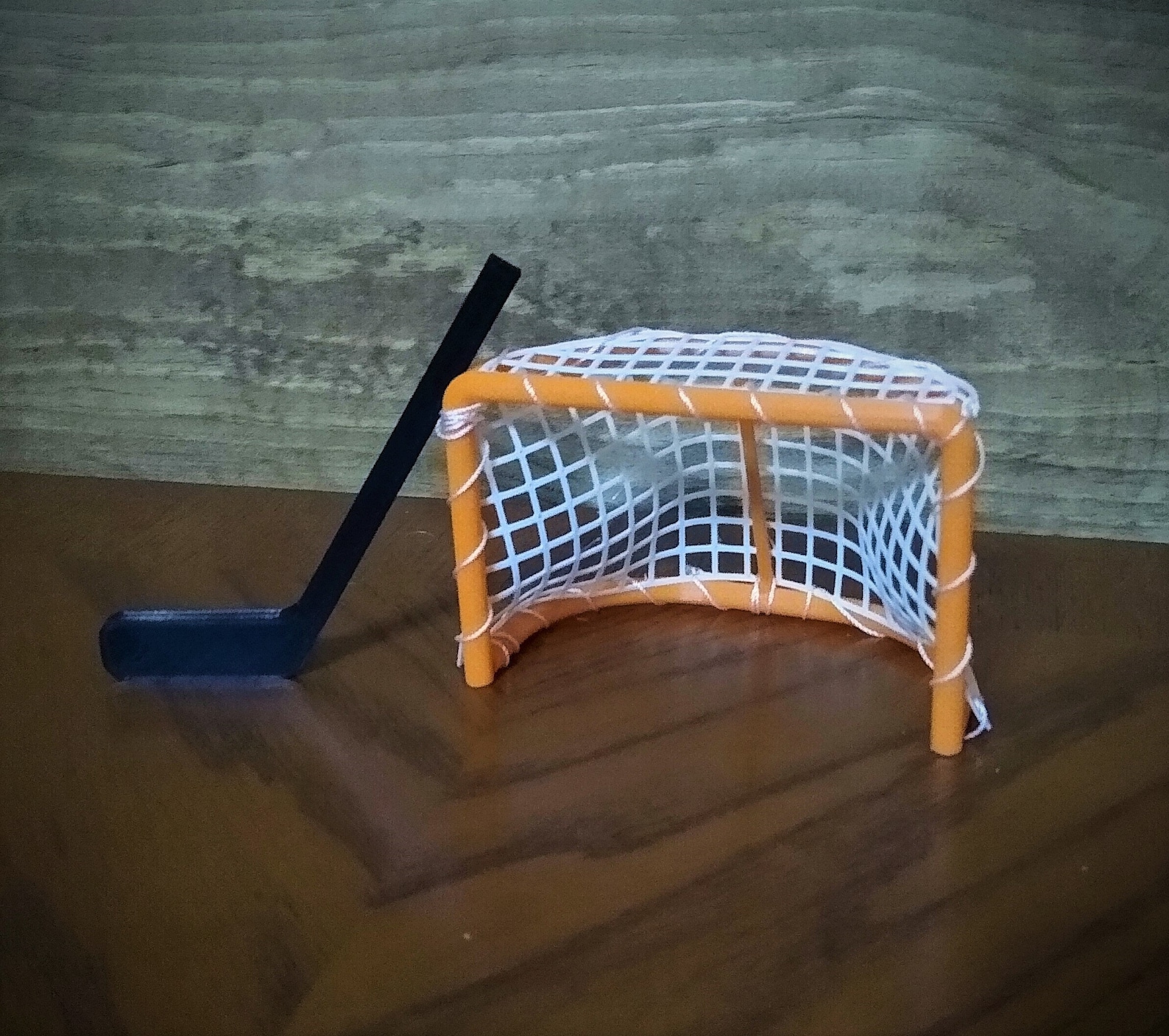 Mini Tabletop Hockey Net & Stick - Etsy