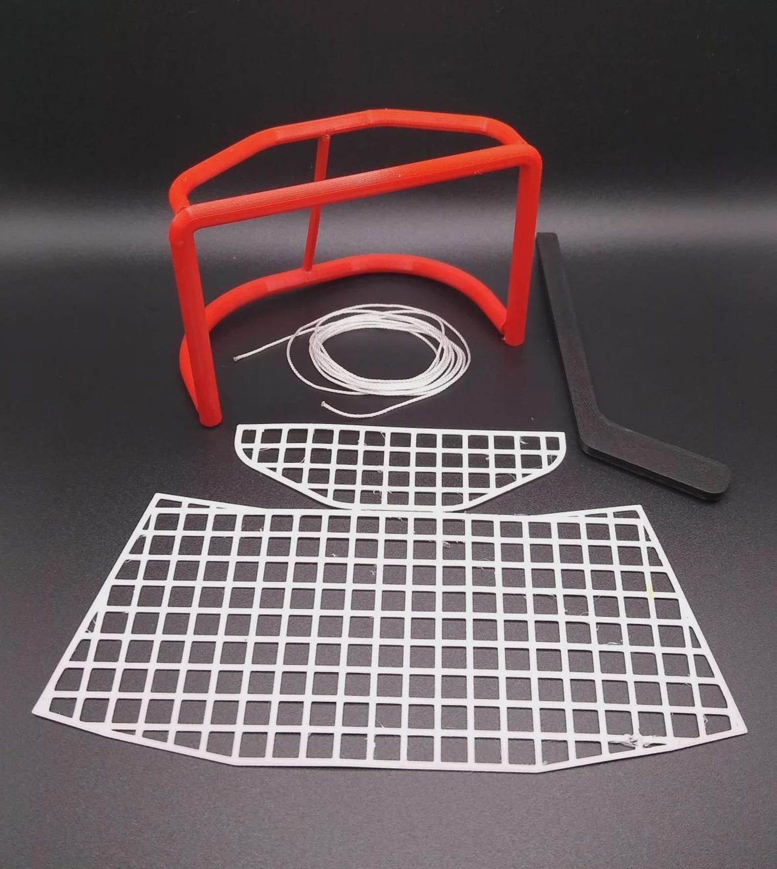 Mini Tabletop Hockey Net & Stick - Etsy
