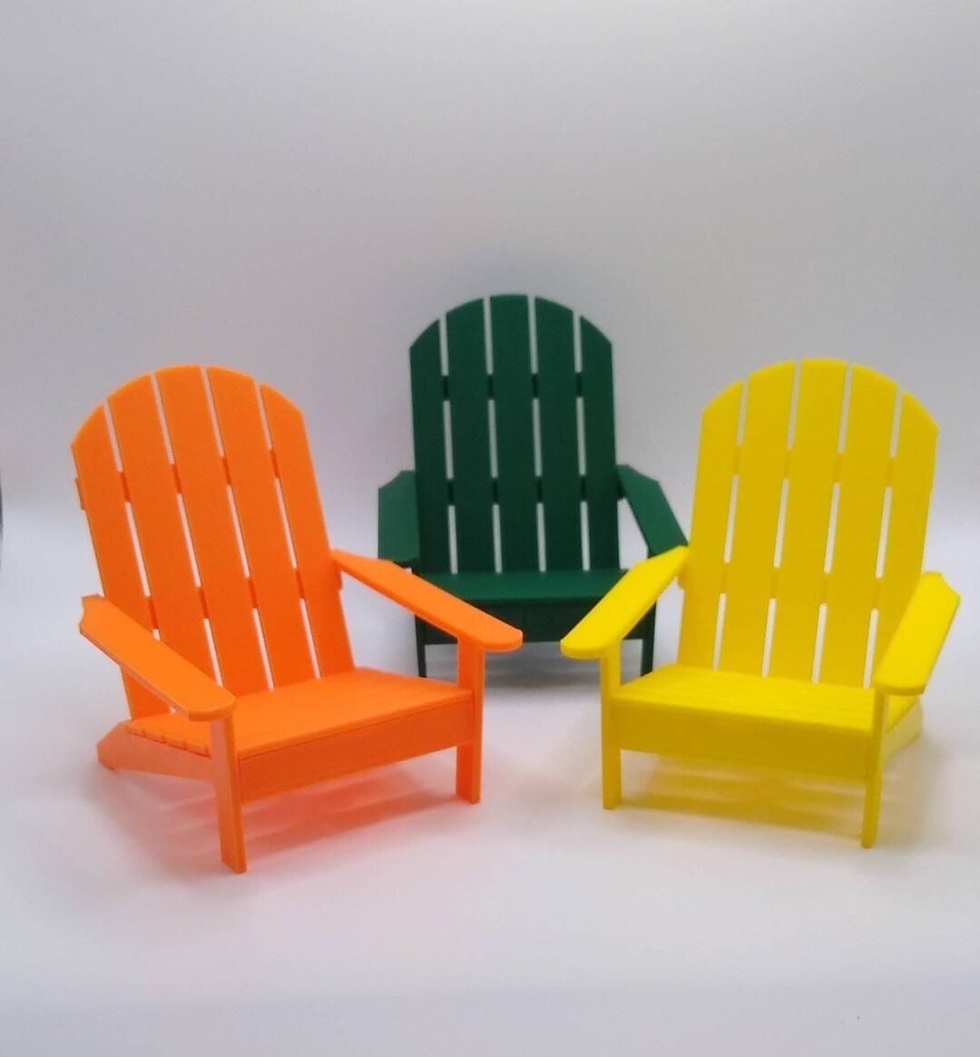 Mini Adirondack Chair Multiple Colors - Etsy