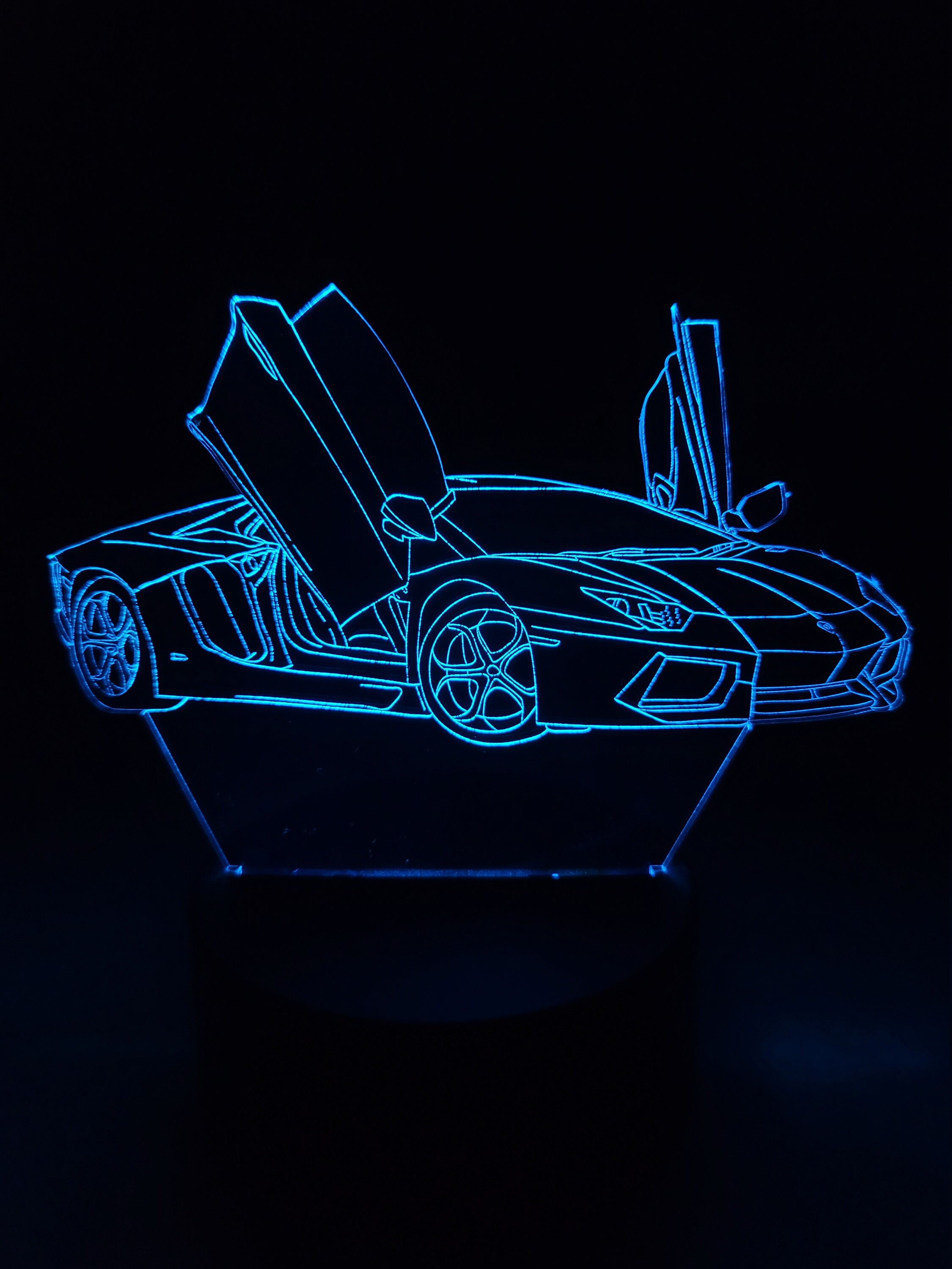 Lambo Lamborghini Supercar LED Glow Light-16 Colors W/remote Control ...