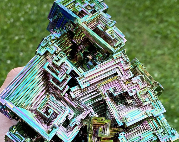3.2 Pound / 52 Ounce Rainbow Bismuth Crystal F1 - Etsy