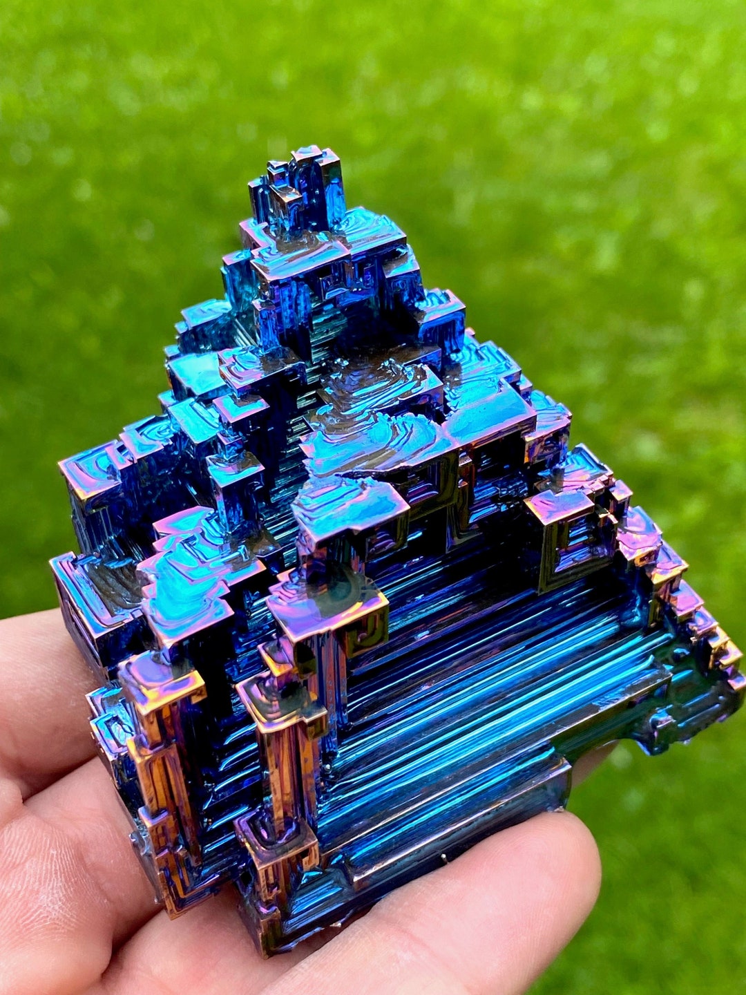 10 Ounce / 282 Gram Blue Bismuth Crystal B29 - Etsy